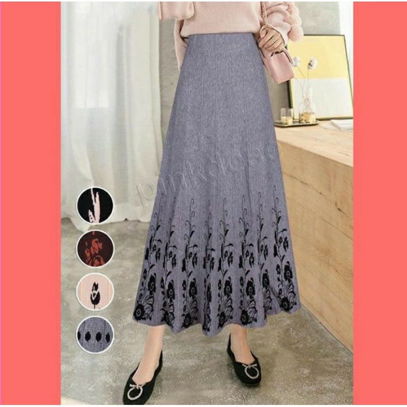 Jual SALE Rok rajut ori pinkdose | Shopee Indonesia