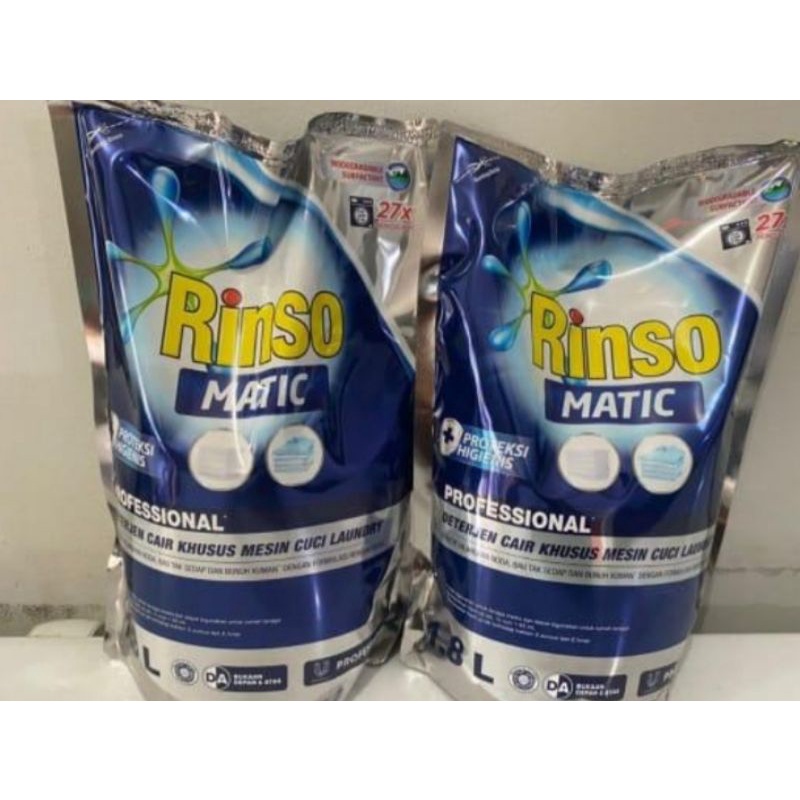 Jual Rinso Matic profesional detergent 1,8 liter | Shopee Indonesia