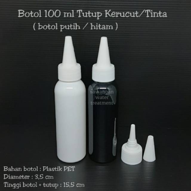 Jual Botol Tinta 100ml Botol Kerucut Botol Corong Tutup KERUCUT ... Jual Botol Tinta 100ml Botol Kerucut Botol Corong Tutup KERUCUT ...
