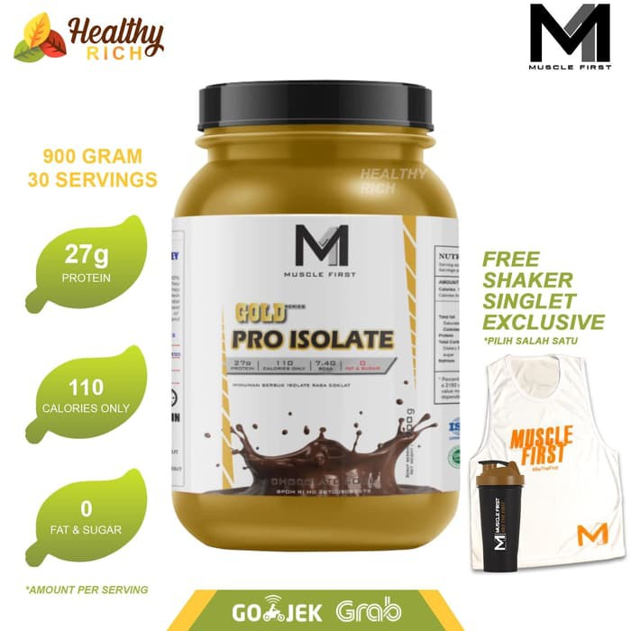 Jual MUSCLE FIRST GOLD PRO ISOLATE WHEY PROTEIN ISOLATE WPI 100% MURNI | Shopee Indonesia