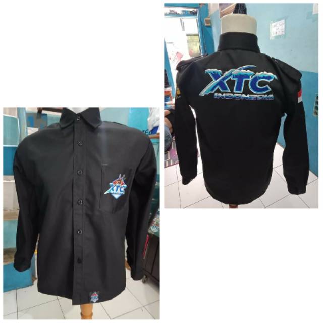 Jual KEMEJA HITAM XTC INDONESIA (ORIGINAL) | Shopee Indonesia