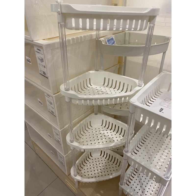 Jual INFORMA RAK SHELF CORNER 4 TIER (RAK SUSUN PLASTIK 4 TINGKAT ...