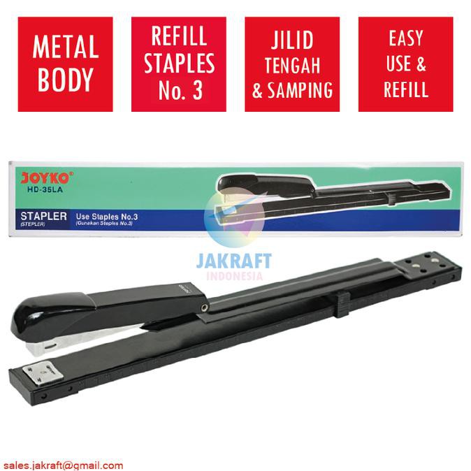 Jual Stapler Staples Hekter Panjang JOYKO HD-35LA Jilid Tengah Buku ...