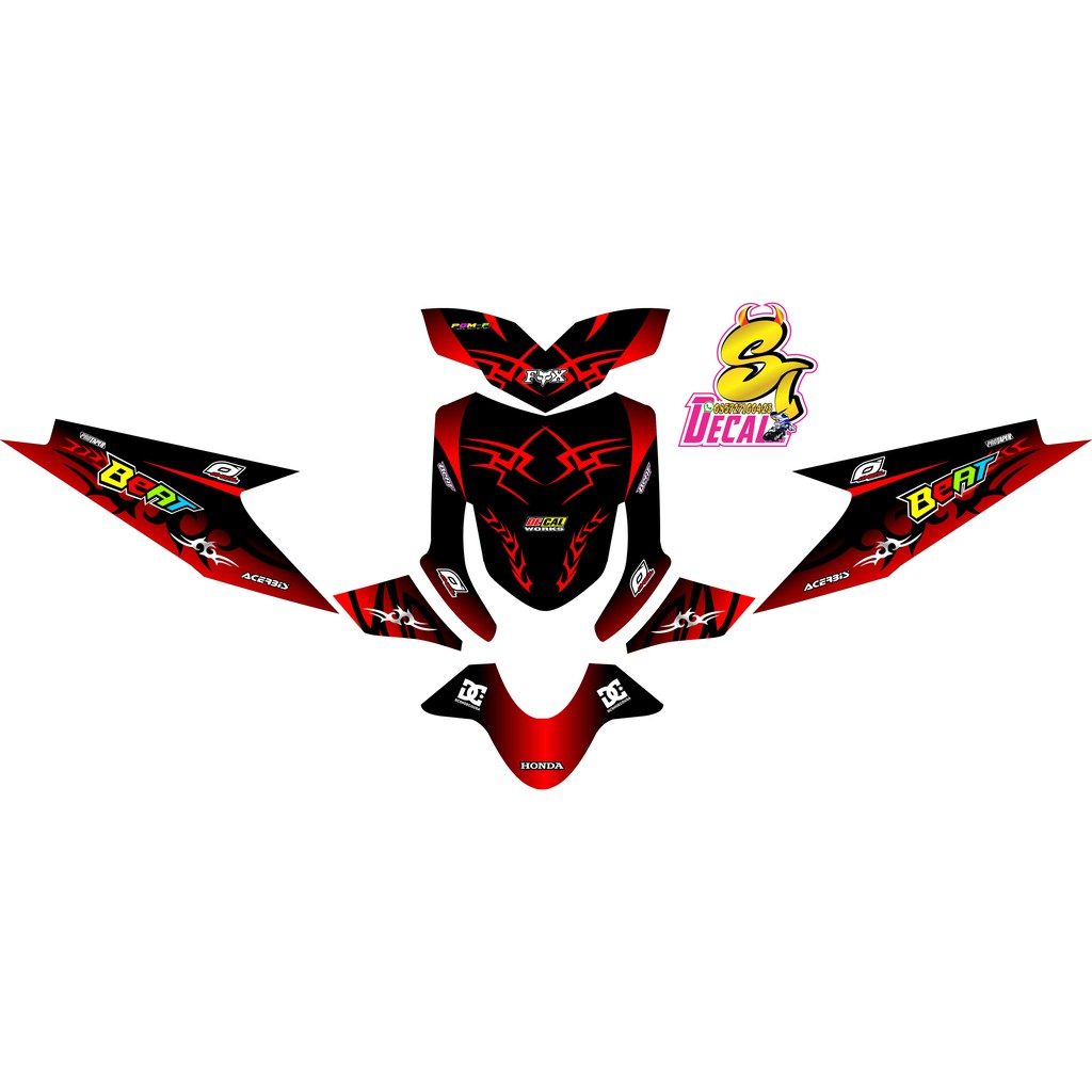 Jual stiker beat karbu desain custom | Shopee Indonesia