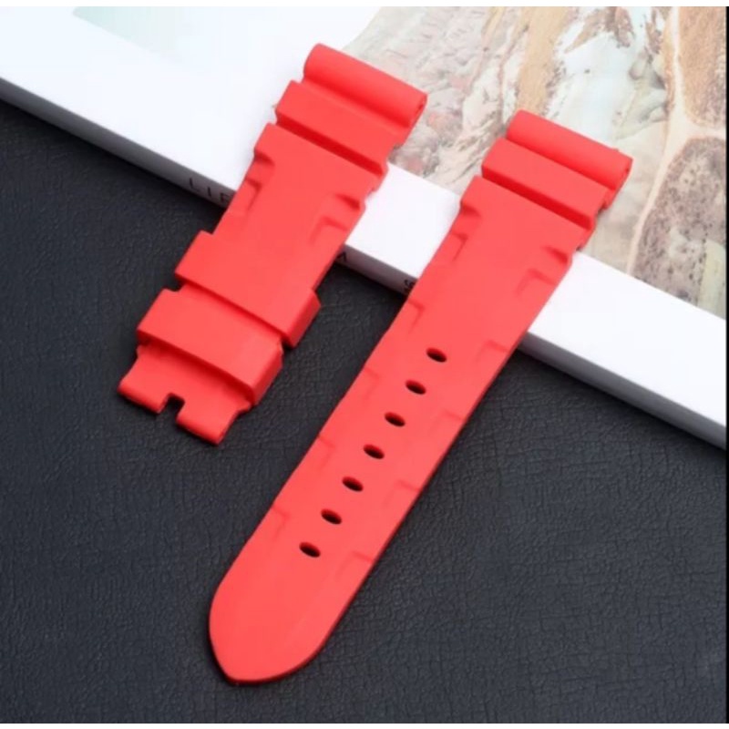 Jual Rubber Strap Panerai Submersible Accordion 26MM Tali Jam Karet ...