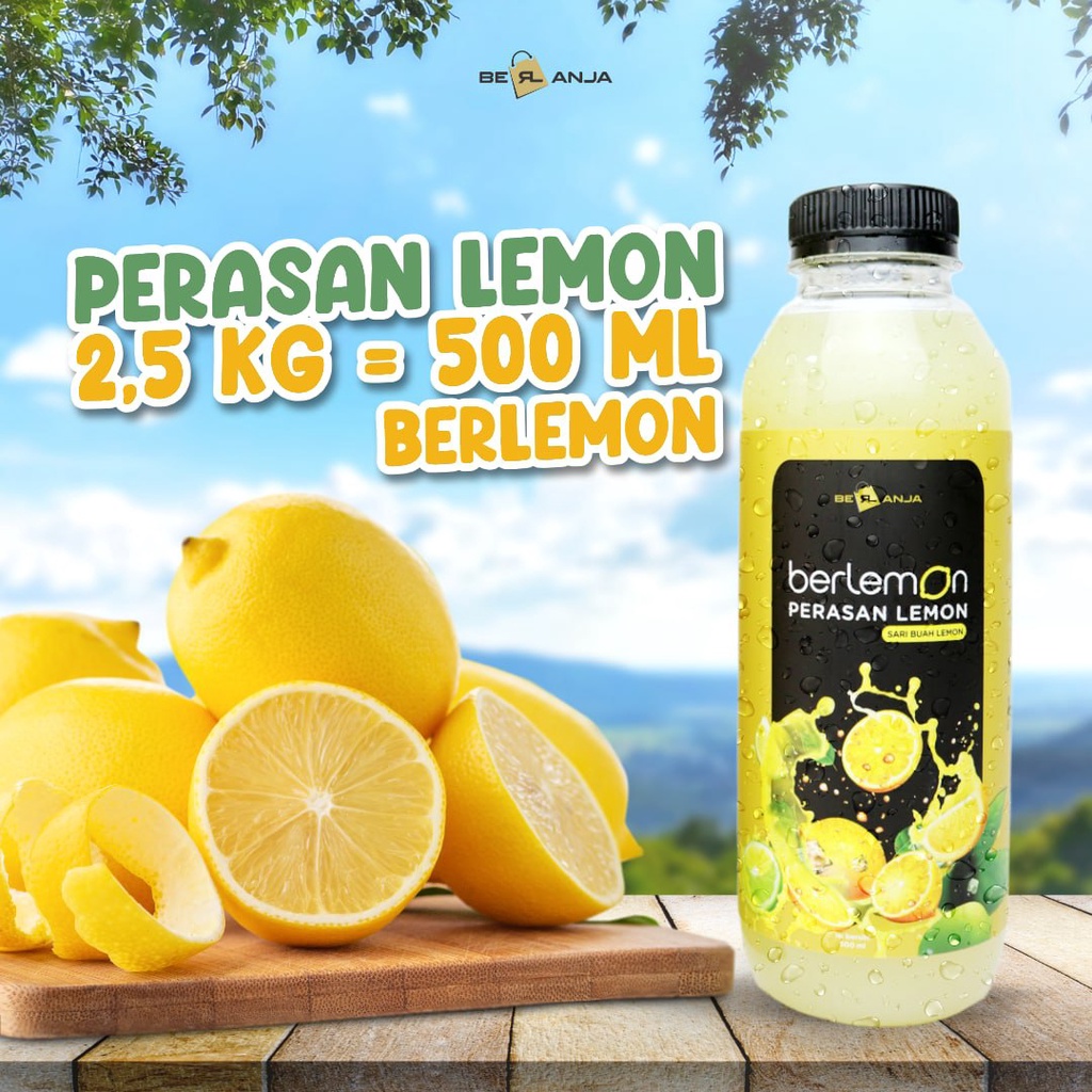 Jual BERLEMON 500 ML (PERASAN LEMON) | Shopee Indonesia