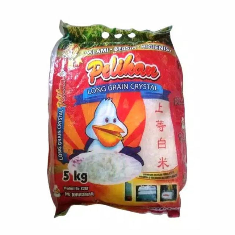 Jual Beras Premium Pelikan, Sania, Fortune, Gentong Rejeki, Bunga ...