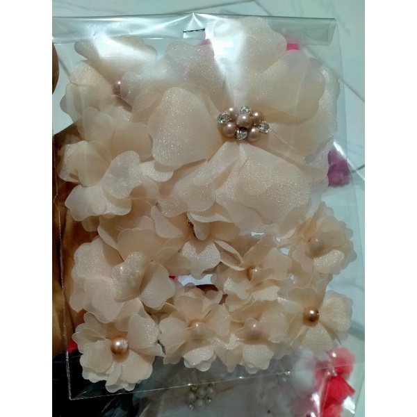 Jual Bunga Timbul SET Cantik Ukuran Besar Kecil Sedang | Shopee Indonesia