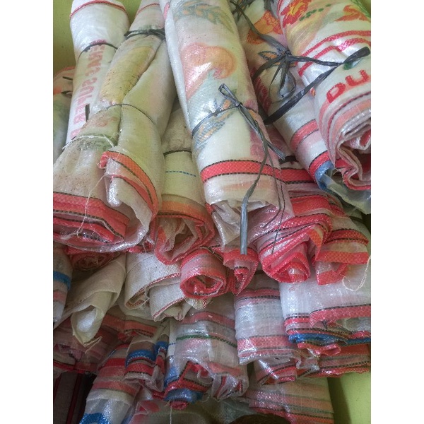 Jual Karung Beras Bekas 50 kg - Bening | Shopee Indonesia