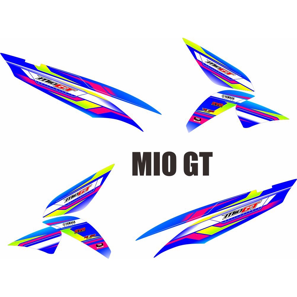 Jual POLET DECAL VARIASI / MIO GT STRIPING STIKER MOTIF VARIASI MIO GT ...