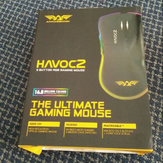 Jual Mouse Gaming Armaggeddon Havoc 2 - 4800Cpi RGB | Shopee Indonesia
