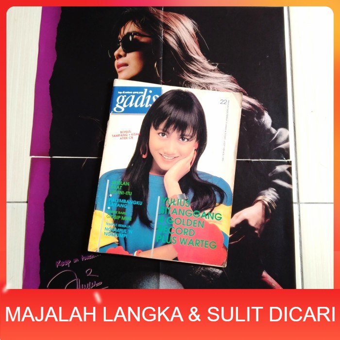 Jual Majalah GADIS No.22 Agu 1989 BUDI LESTARI + POSTER JUMBO ATIEK CB Langka | Shopee Indonesia