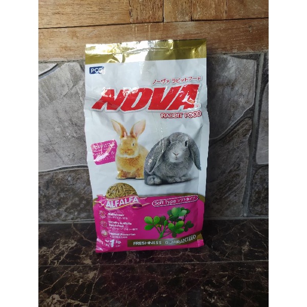 Jual Nova rabbit food kemasan 1 kg alfalfa | Shopee Indonesia