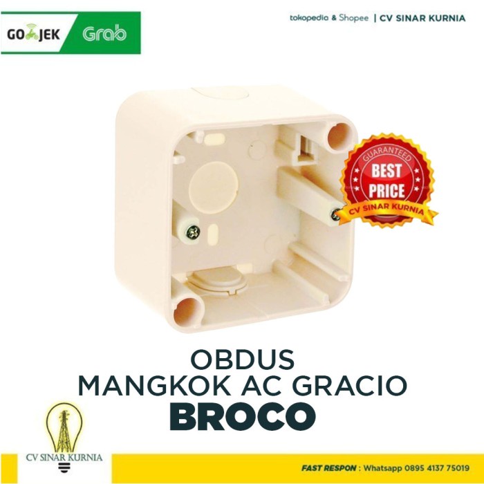 Jual OUTBOW DUS SAKLAR & STOP KONTAK BROCO GRACIO 4101 Broco 4101531 ...