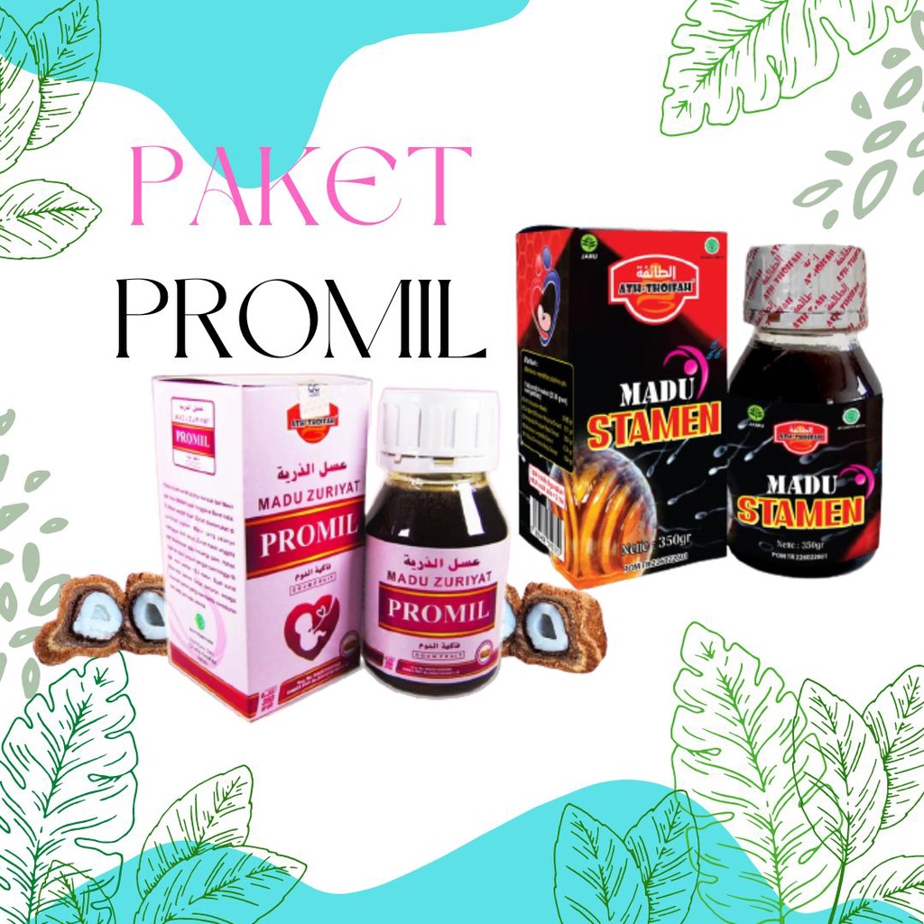 Jual Paket PROMIL madu zuriyat plus penyubur pria STAMEN halal BPOM ...