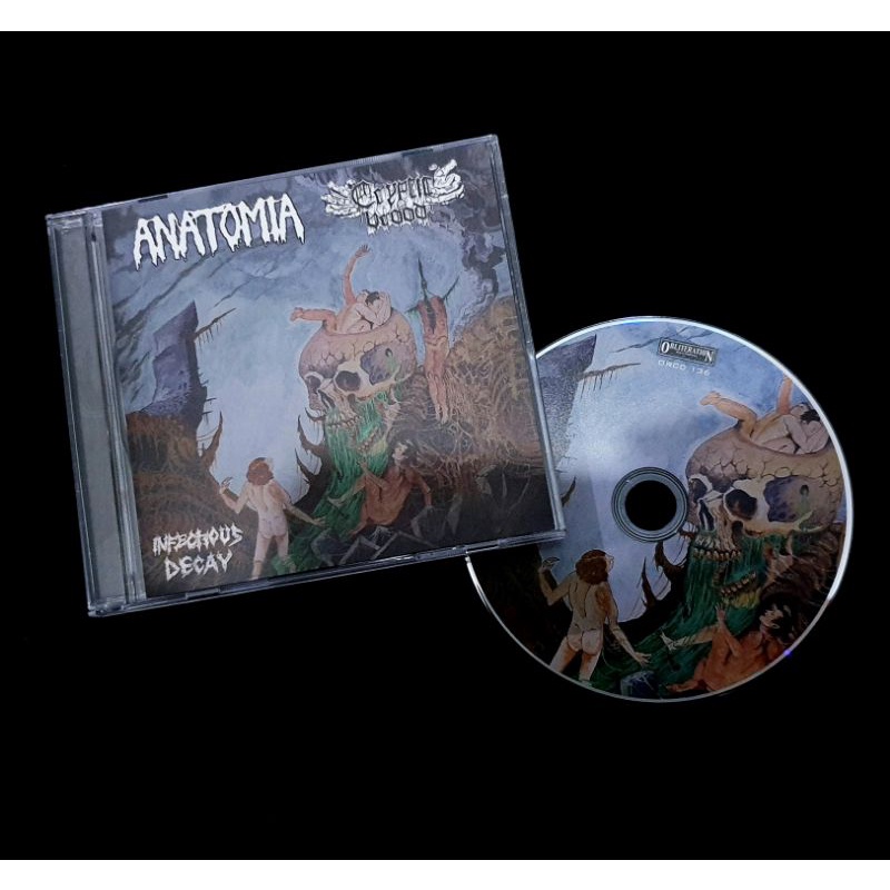 Jual CD Band ANATOMIA CRYPTIC BROOD Split EP Death Metal DOOM Sludge ...