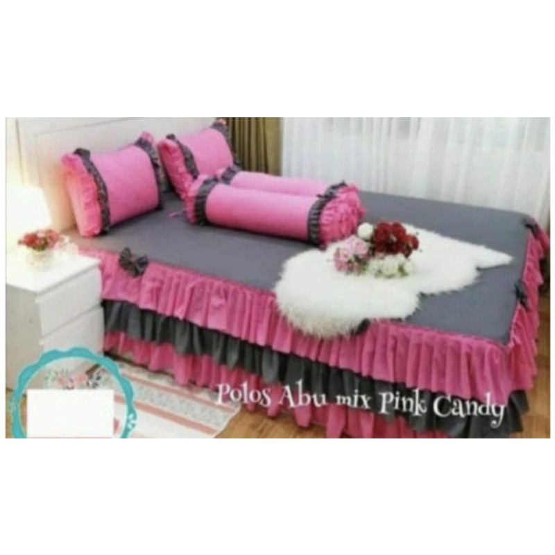 Jual seprei pengantin uk 180 sampai ukuran 200x200 tinggi rumbai 60 cm ...