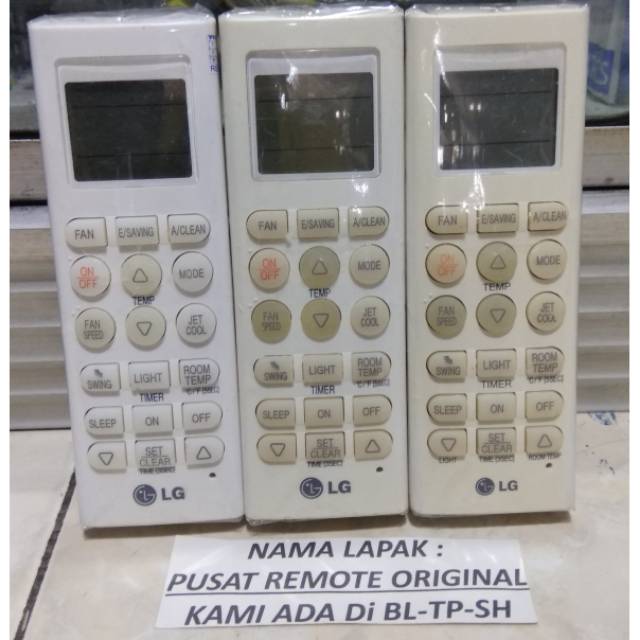 Jual REMOTE REMOT AC LG HERCULES JETCOOL ORIGINAL ASLI BEKAS | Shopee ...