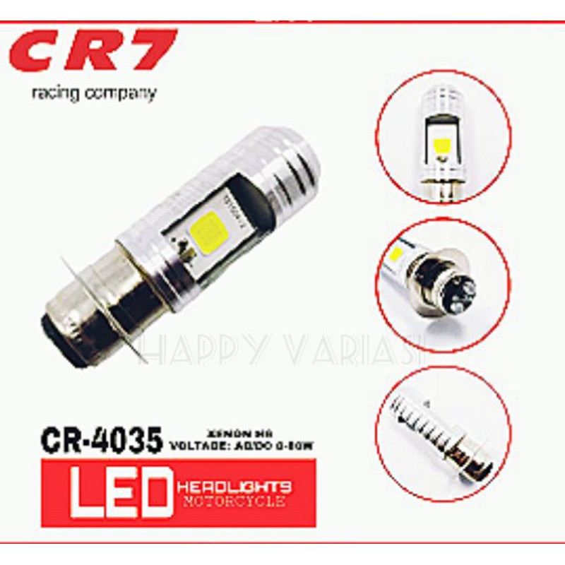 Jual Lampu AC DC Lampu LED Utama Depan 2LED Motor Bebek ACDC Dan Matic Socket H6 Led 2 Sisi PNP ...