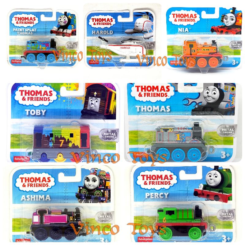 Jual Thomas and friends METAL ENGINE - Toby / Harold / Ashima / Nia ...