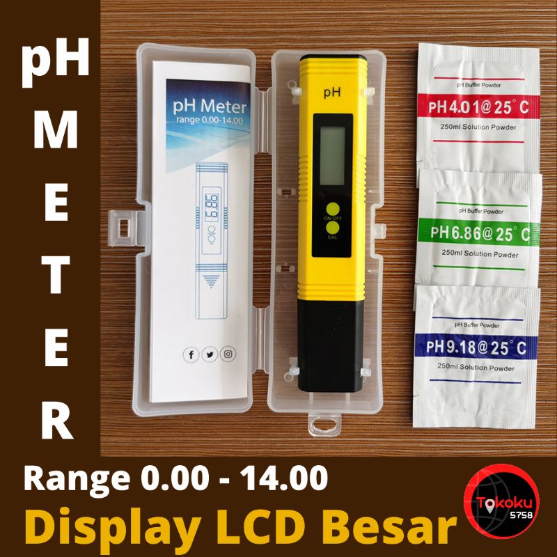 Jual ph tester ph meter digital alat ukur keasaman dan basa air ...