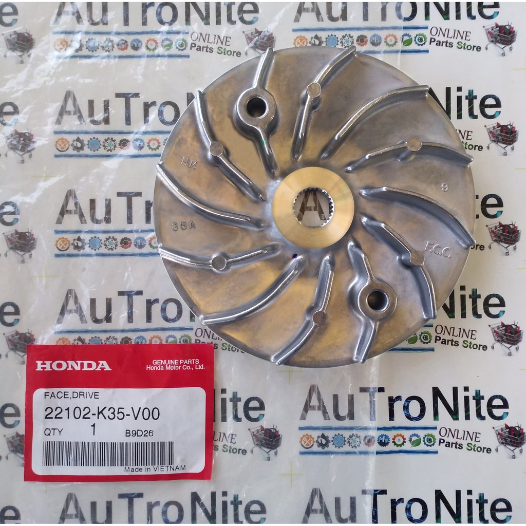 Jual Kipas Pulley Face Drive 22102-K35-V00 Original Honda Air Blade PCX CBU Vario 125 150 LED FI ...