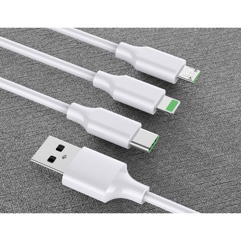 Jual Kabel data KABEL USB 2.4A micro , TYPE C , 100cm FAST Charging ...