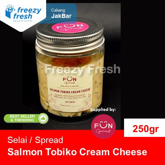 Jual Salmon Tobiko Cream Cheese - selai 250gr | Shopee Indonesia