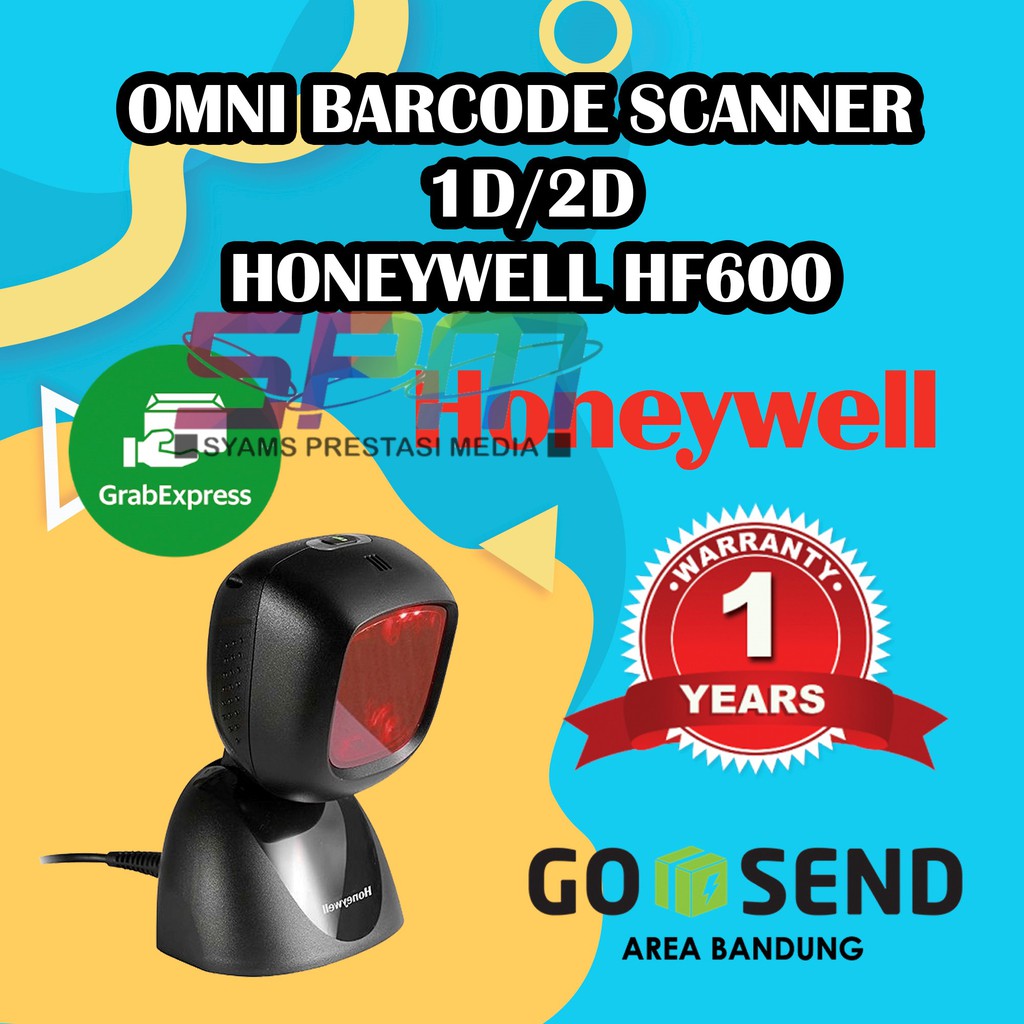 Jual HONEYWELL HF600 HF-600 IMAGER ( 2 DIMENSI ) SCANNER OMNI BARCODE ...