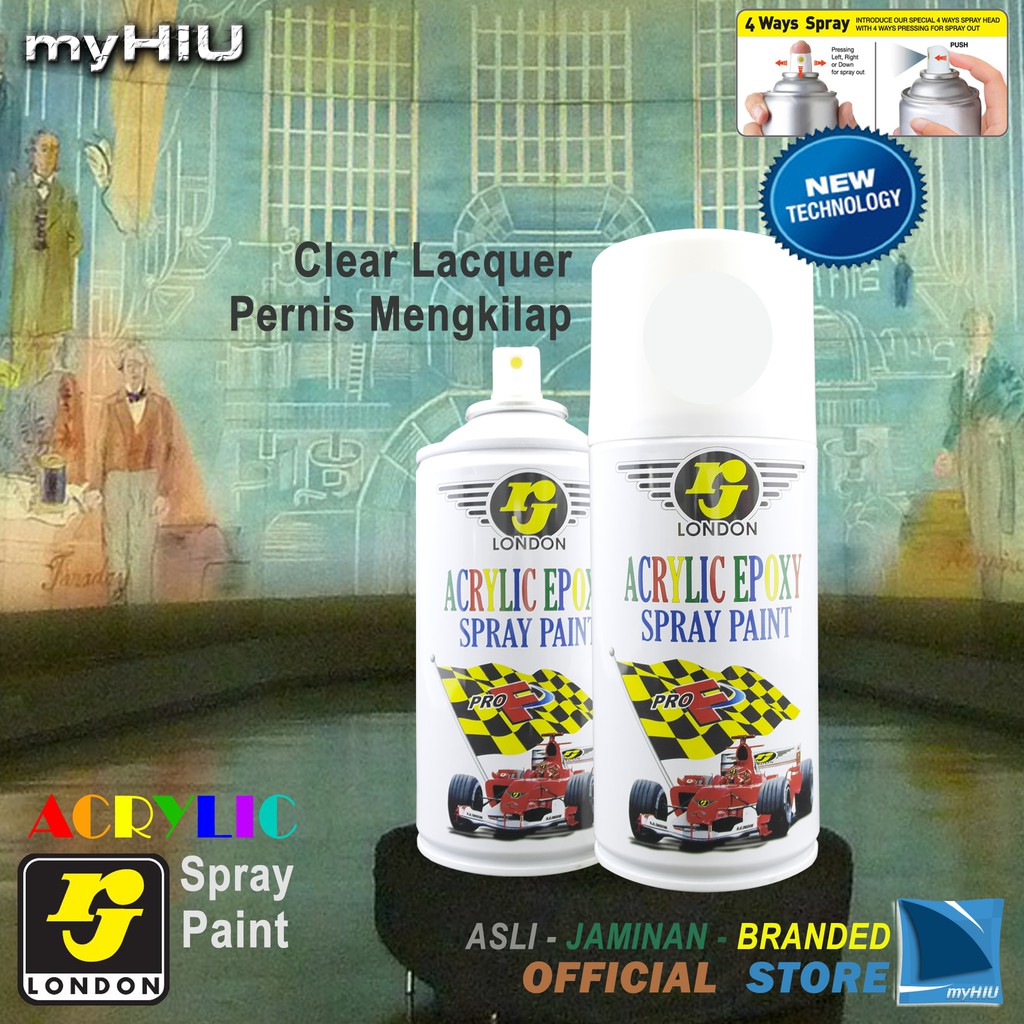 Jual Cat Semprot Pernis Bening Mengkilap 150 ~ 400 cc / Clear Lacquer ...