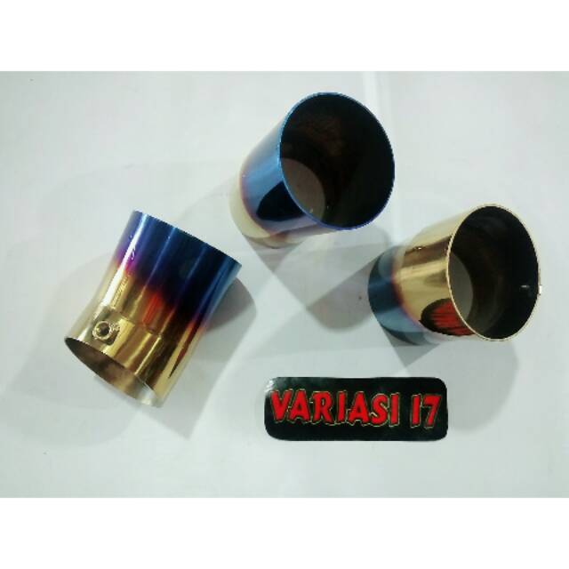 Jual Corong Knalpot Stainless Blue | Shopee Indonesia