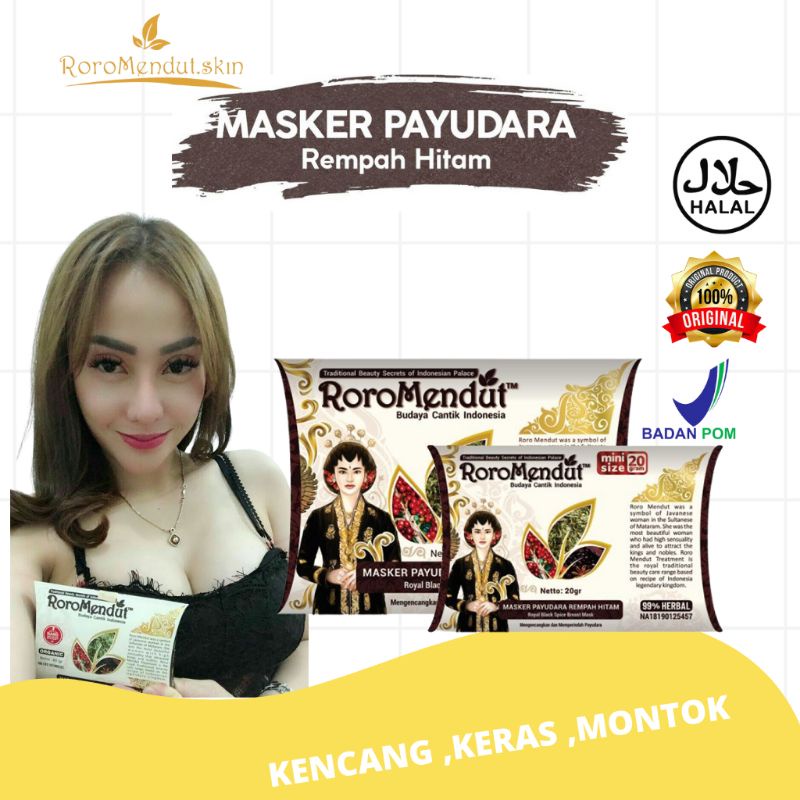 Jual MASKER PAYUDARA Pengencang Pembesar Roro Mendut/ Perawatan ...