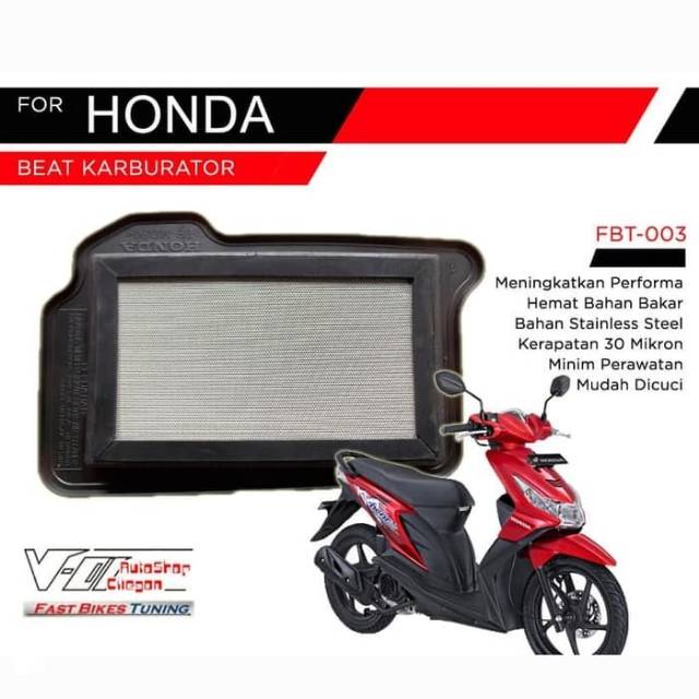 Jual Filter Udara Honda Beat Scoopy Karburator - Fast Bikes Tuning Air ...