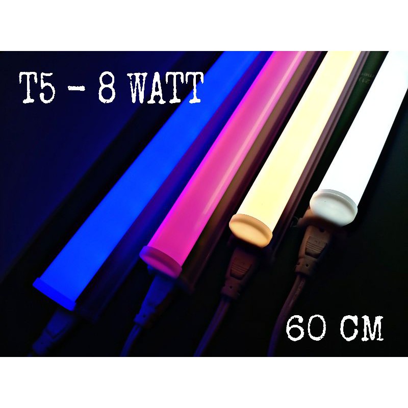 Jual T5 - 8 Watt Led Warna / Lampu TL Neon 60 cm | Shopee Indonesia
