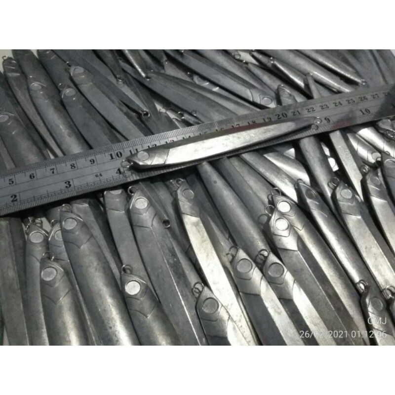 Jual GMJ blank metal jig model JP long 150g, 120g, 100g, 80g & 60G (JIGPARA LONG) | Shopee Indonesia