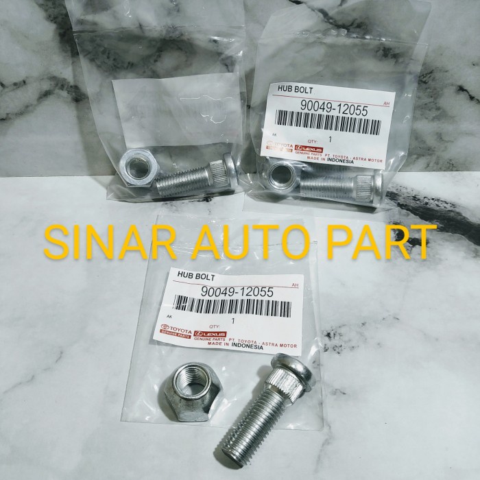 Jual SAP BAUT RODA HUB BOLT + NUT AVANZA XENIA VELOZ VIOS YARIS RUSH ...