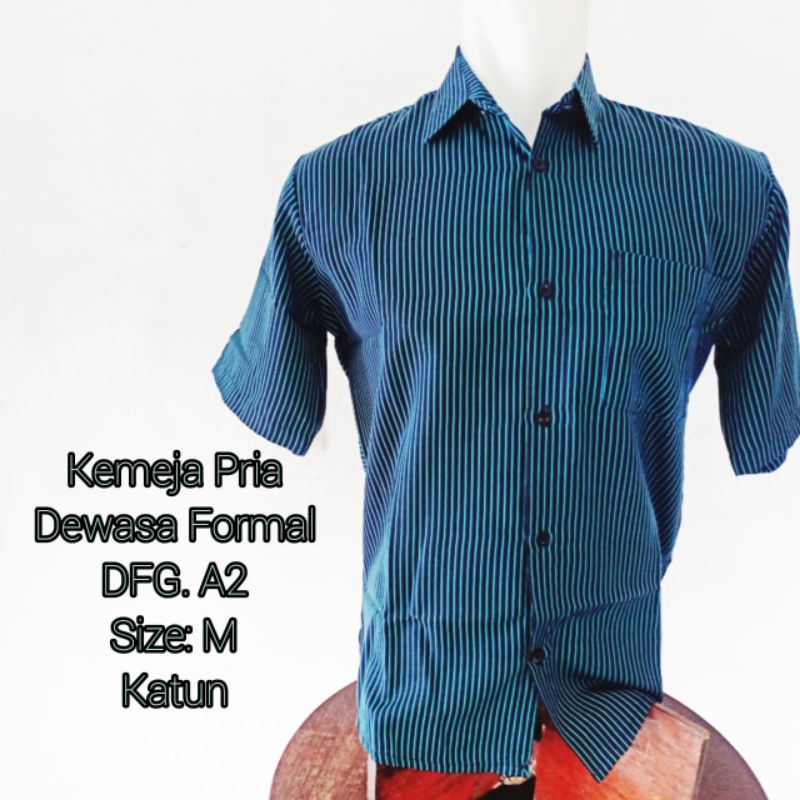 Jual Kemeja Dewasa Formal Garis ( KDFG ) | Shopee Indonesia