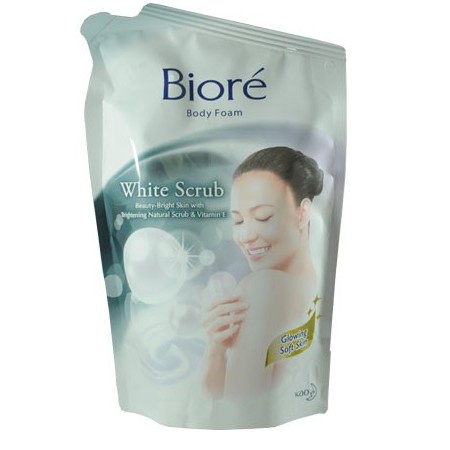 Jual Biore Body Foam White Scrub Refill 450ml / Sabun Mandi / Body Wash | Shopee Indonesia