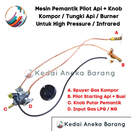 Jual Mesin Pemantik Pematik Ignition Igniter Busi Spuyer Keran Pilot ...