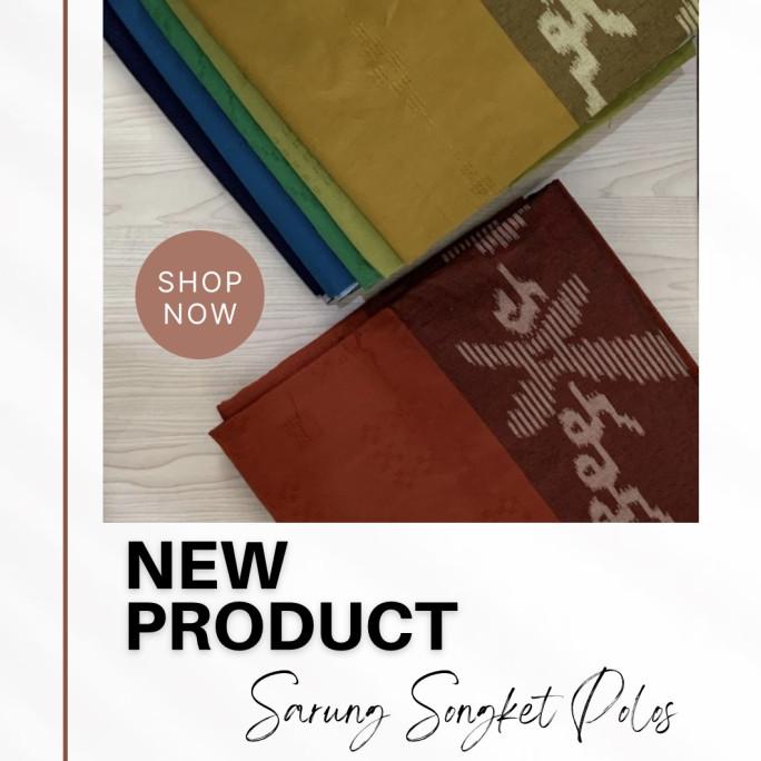 Jual Sarung Songket Polos Abu Rifat | Shopee Indonesia
