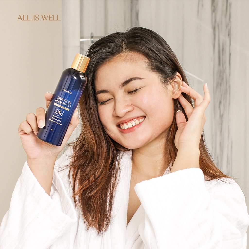 Jual All Is Well Saffron Shampoo - Ekstrak Saffron [250ml] - Paket 2 ...