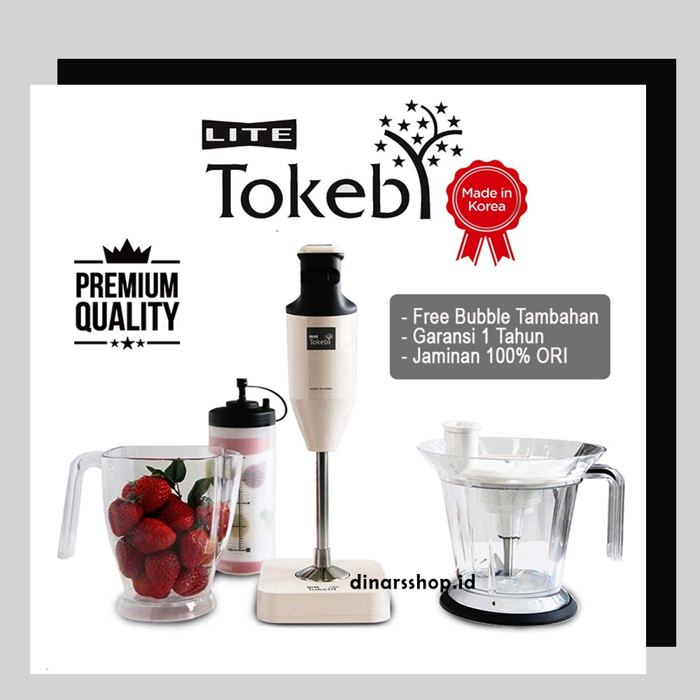 Jual Tokebi Hand Blender White | Blender Tangan Low Watt Original Korea ...