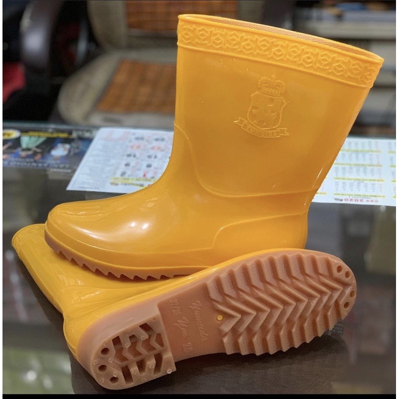 Jual Sepatu boots/ bots kuning pendek yumeida RB1 (Size 25-27) | Shopee ...