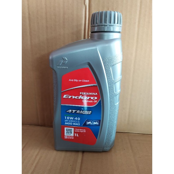 Jual OLI PERTAMINA ENDURO 4T RACING 10W-40 JASO MA2 1000ML | Shopee ...
