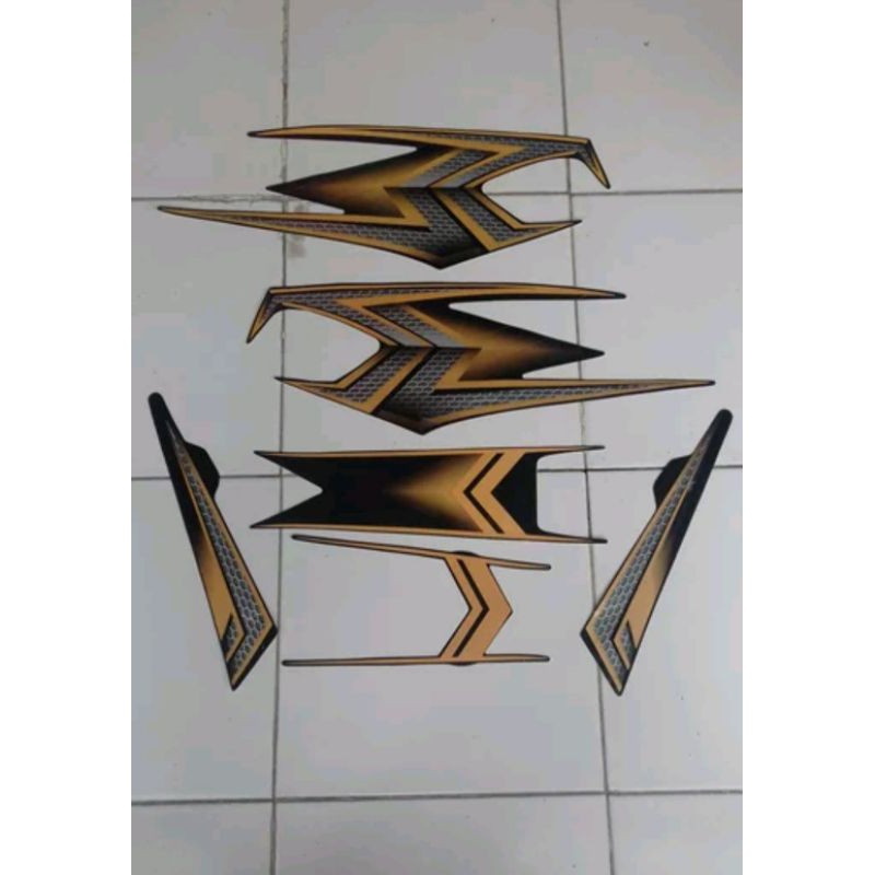 Jual striping RX king 2004 hitam gold SE | Shopee Indonesia