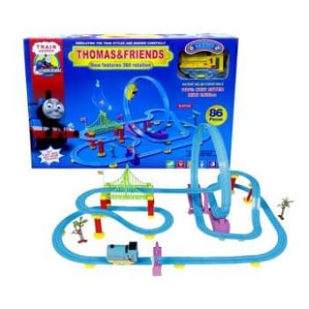 Jual Mainan Kereta Api Thomas and Friends Train Set Track 360 Rotation ...