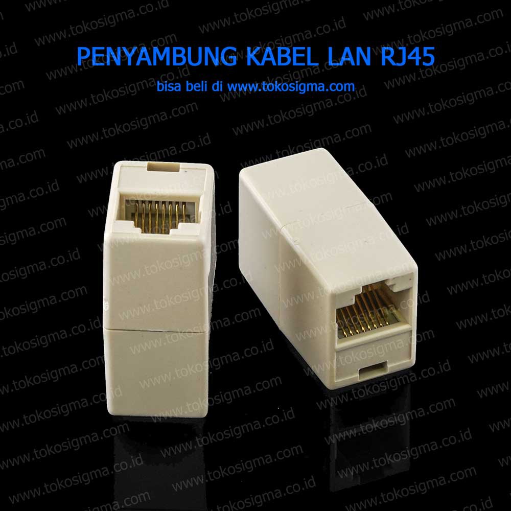 Jual Barel RJ45 - COUPLER JOINER F-F RJ45 - PENYAMBUNG KABEL LAN RJ-45 ...