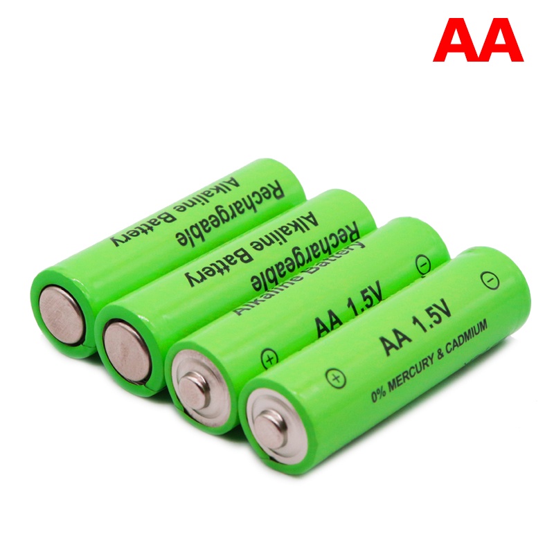Jual 4 PCS 100% label baru 3000 MAH baterai isi ulang AA 1.5 V | Shopee ...