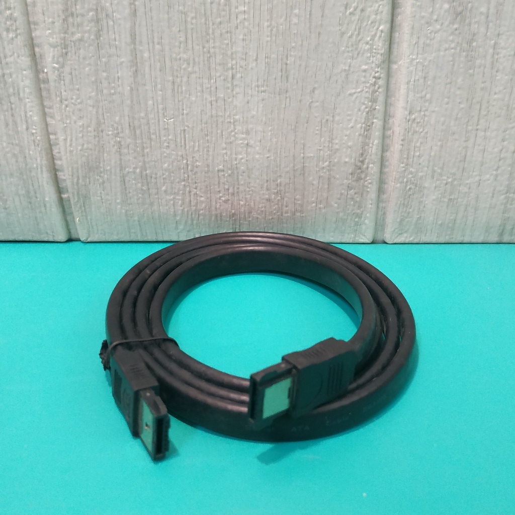 Jual Kabel eSATA Male ke eSATA Male 1 meter Warna Hitam | Shopee Indonesia