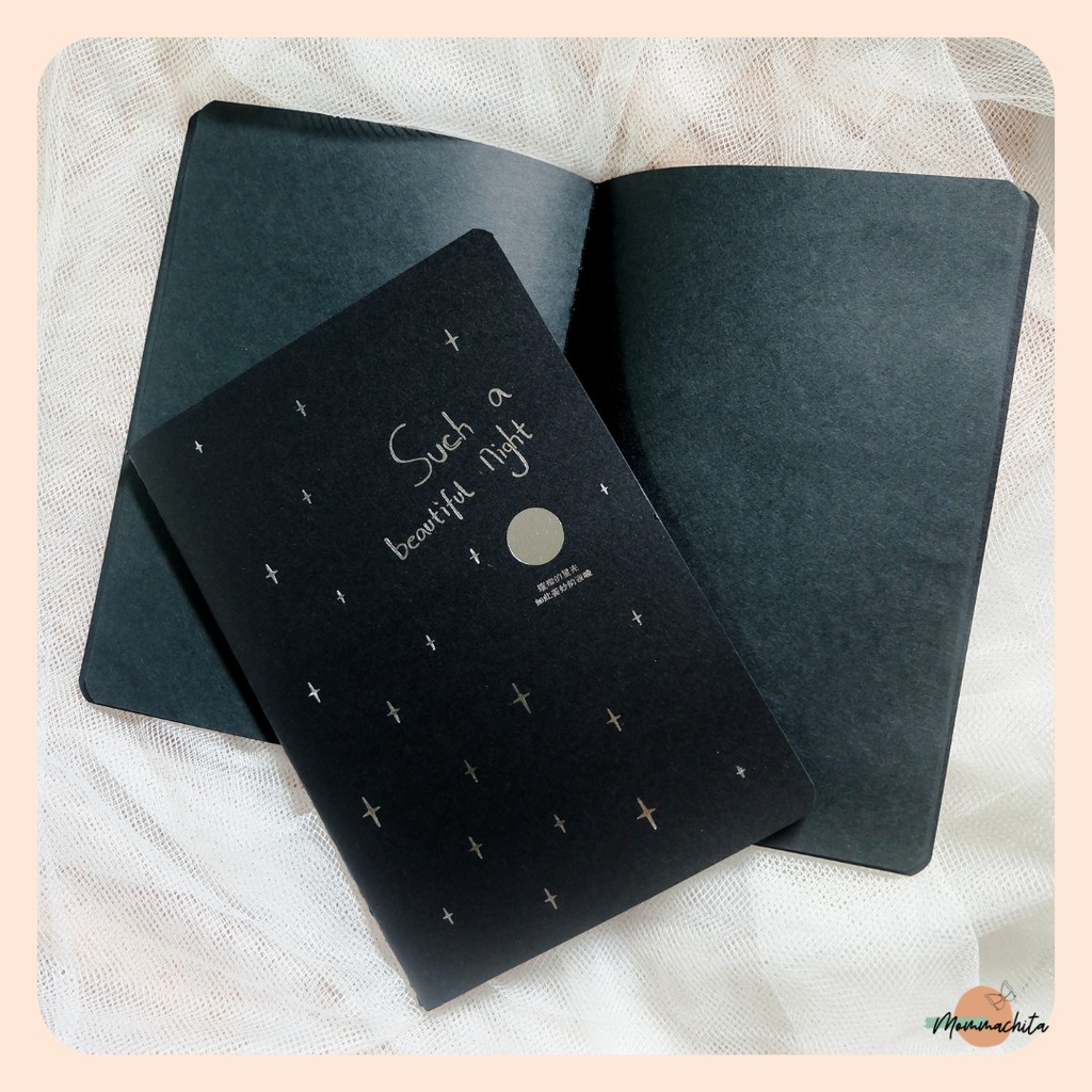 Jual Black Notebook Buku Kertas Hitam Polos | Shopee Indonesia